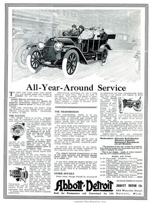Classic Ads - Old Car Ads Abbott - classic Abbott-Detroit car ads.